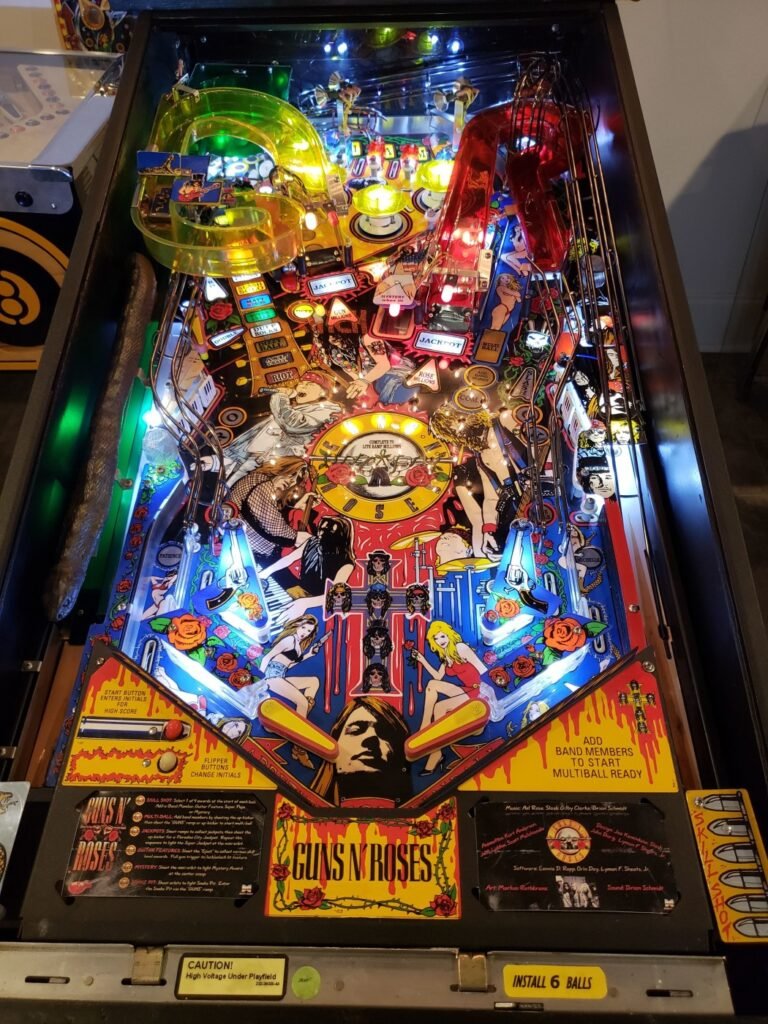 Guns N Roses Pinball Machine - Premium Pinballs LLC